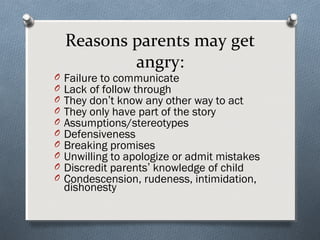Communicating with parents | PPT