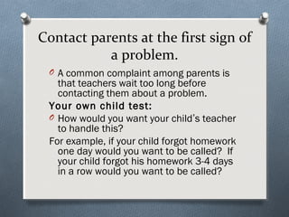 Communicating with parents | PPT