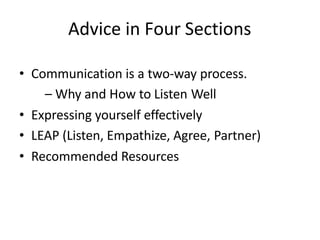 Communicating with a Person with Mental Illness | PDF