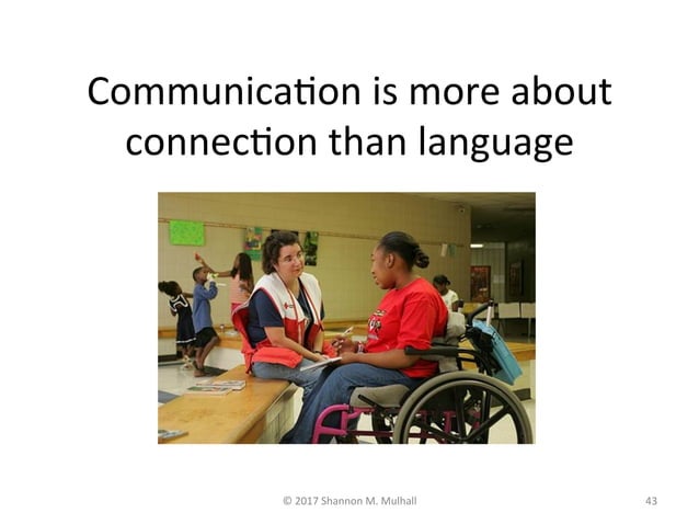 Communicating with persons with disabilities during disaster (Shannon ...