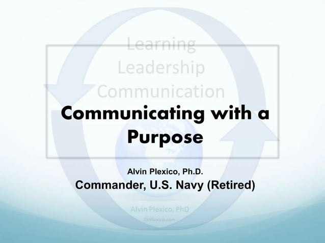 Communicating with Purpose | PPTX