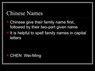 Communicating with the chinese | PPT