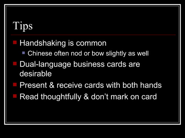 Communicating with the chinese | PPT