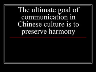 Communicating with the chinese | PPT