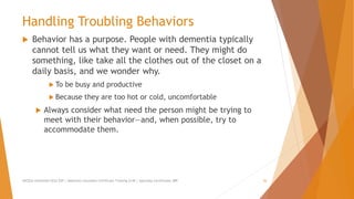 Communicating with the cognitively impaired | PPTX