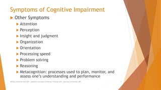 Communicating with the cognitively impaired | PPTX