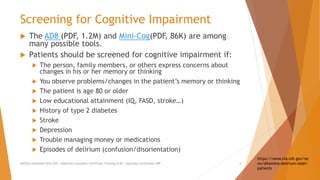 Communicating with the cognitively impaired | PPTX