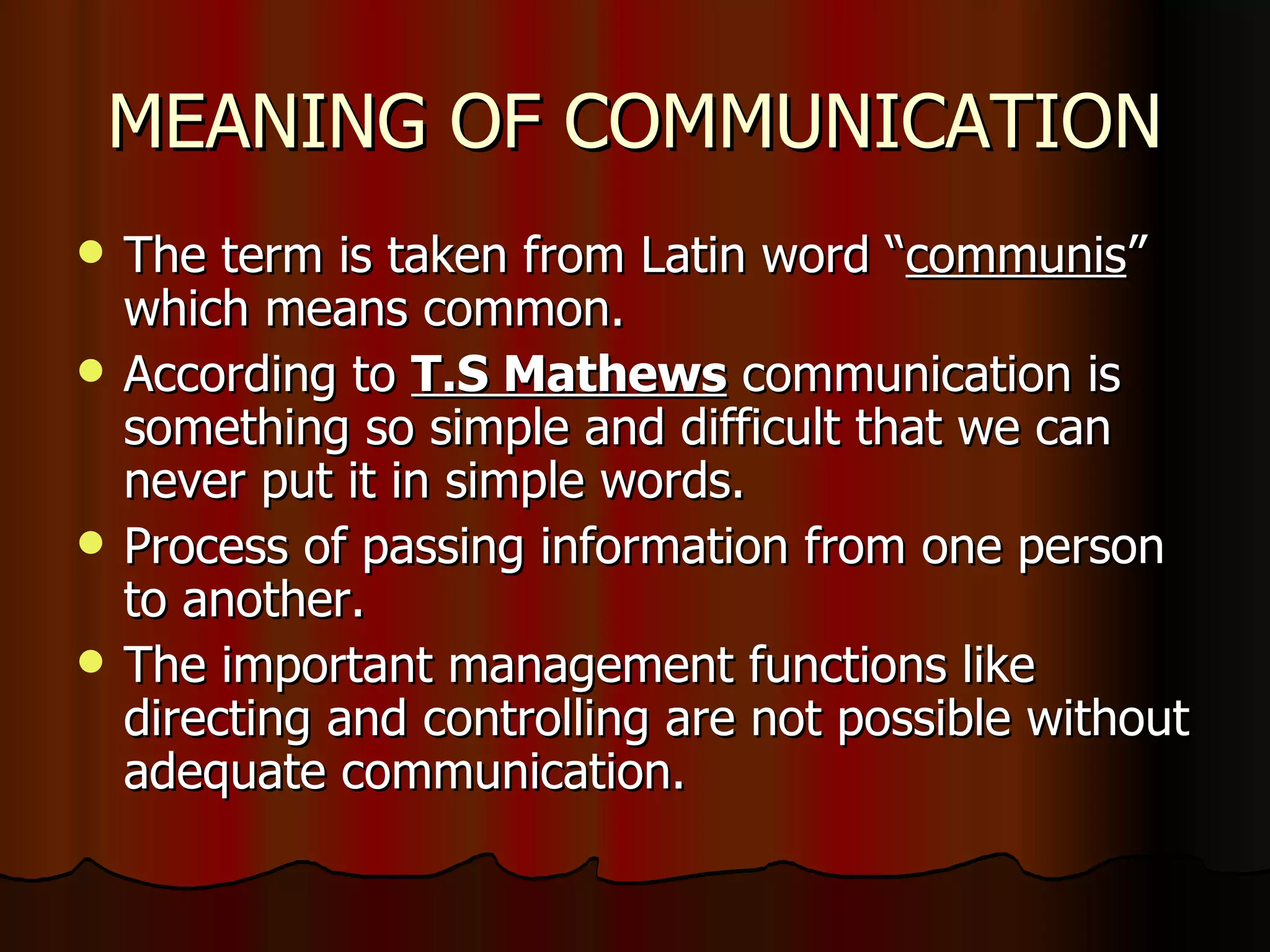 Communication | PPT