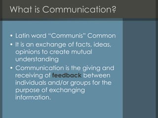 Communication | PPT