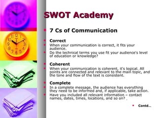 Basics Communication Skills | PPT