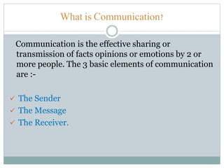 Communication | PPT