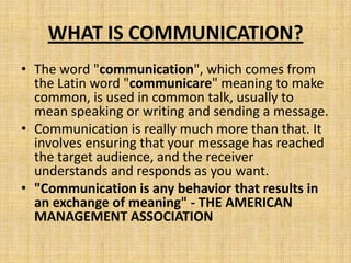 Communication | PPTX