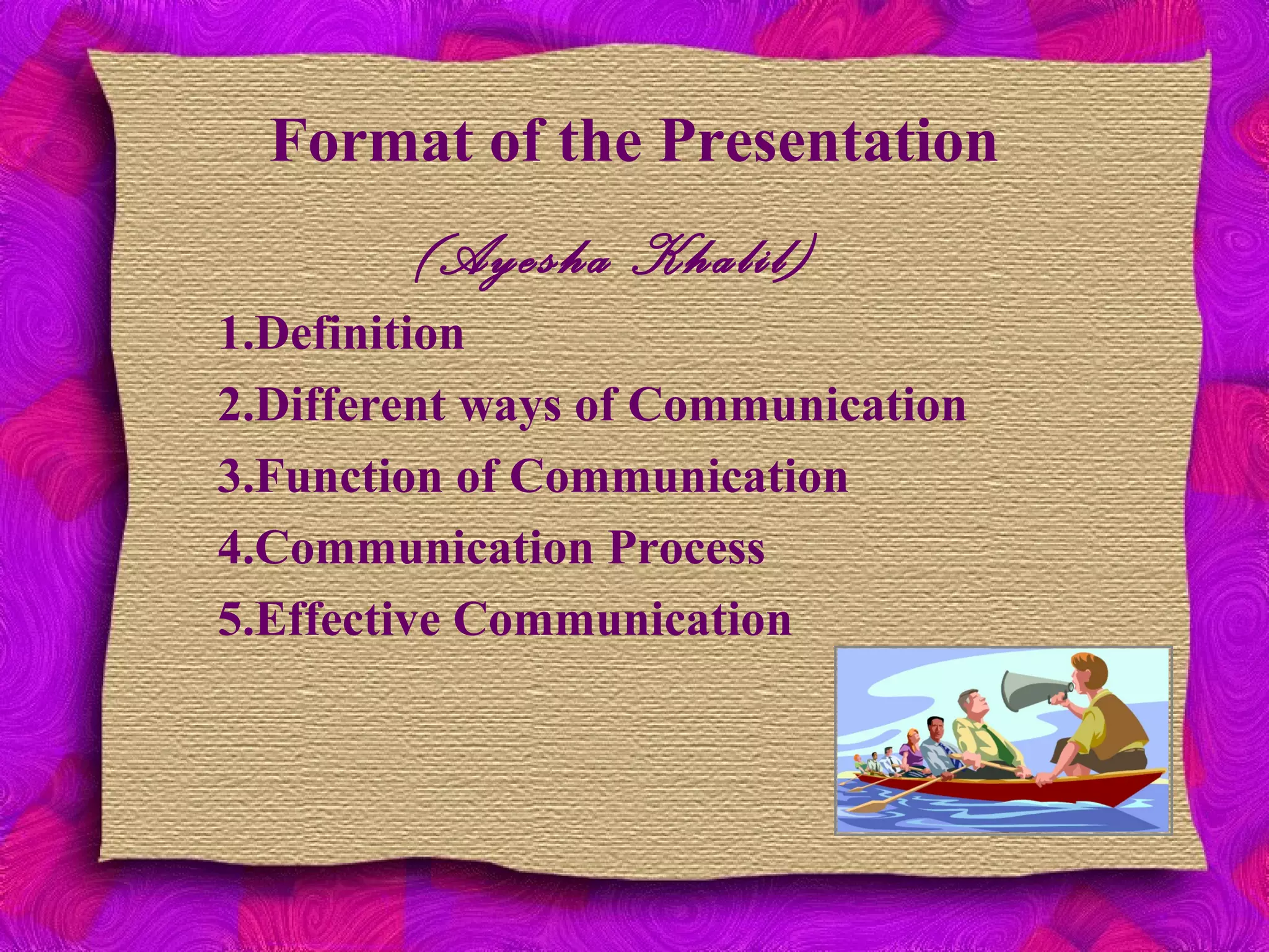 Communication | PPT