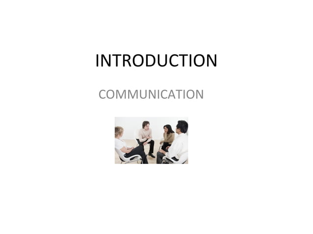 Communication Ppt Ppt