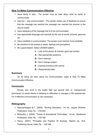 Communicationc | DOC