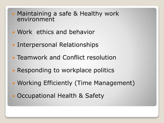 Work based education and training | PPTX