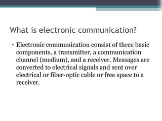 Electronic Communication | PPT