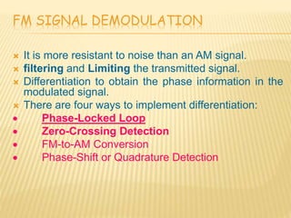 Demodulation (communication engineering) | PPTX