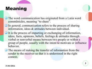Communication | PPT