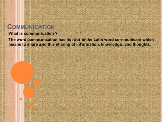 Communication | PPTX