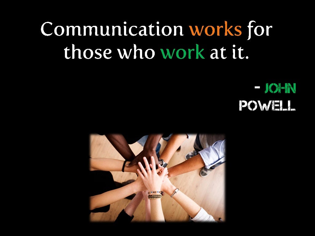 The art of Communication