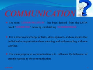 Communication | PPTX