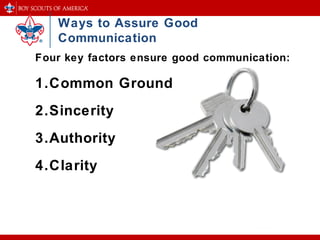 Wood Badge - Communication | PPT