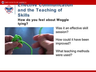 Wood Badge - Communication | PPT