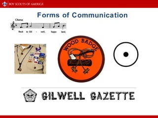 Wood Badge - Communication | PPT