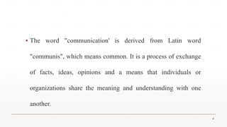 Communication | PPTX