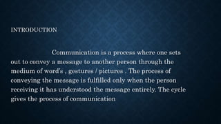 Communication | PPT