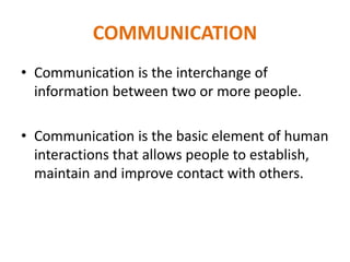 Communication | PPTX