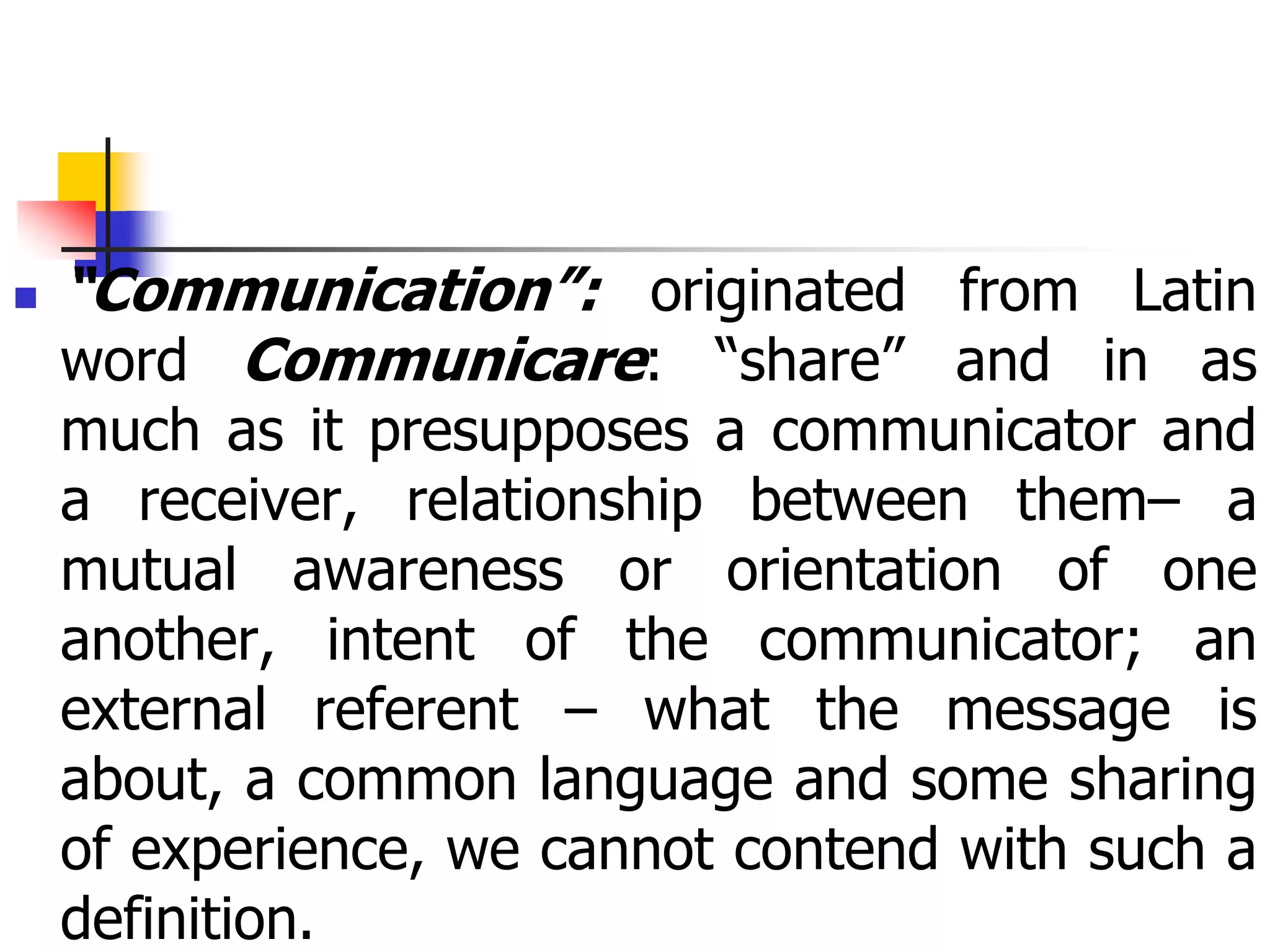 Communication Process | PPT