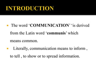 Review of Communication | PPTX