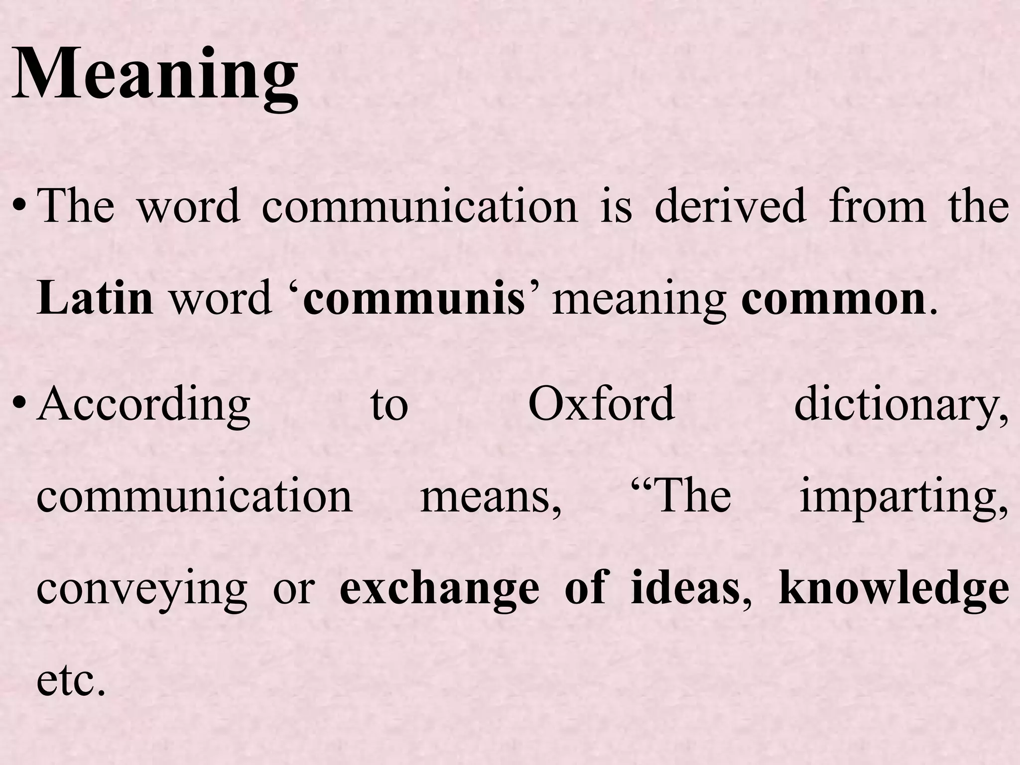 Communication | PPTX