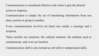 Communication Part 1 | PPT