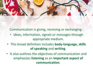 Communication | PPTX