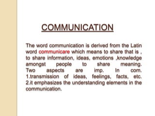 Communication | PPT
