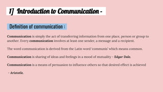 Communication. | PPT