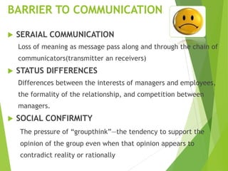 Communication in Management | PPTX