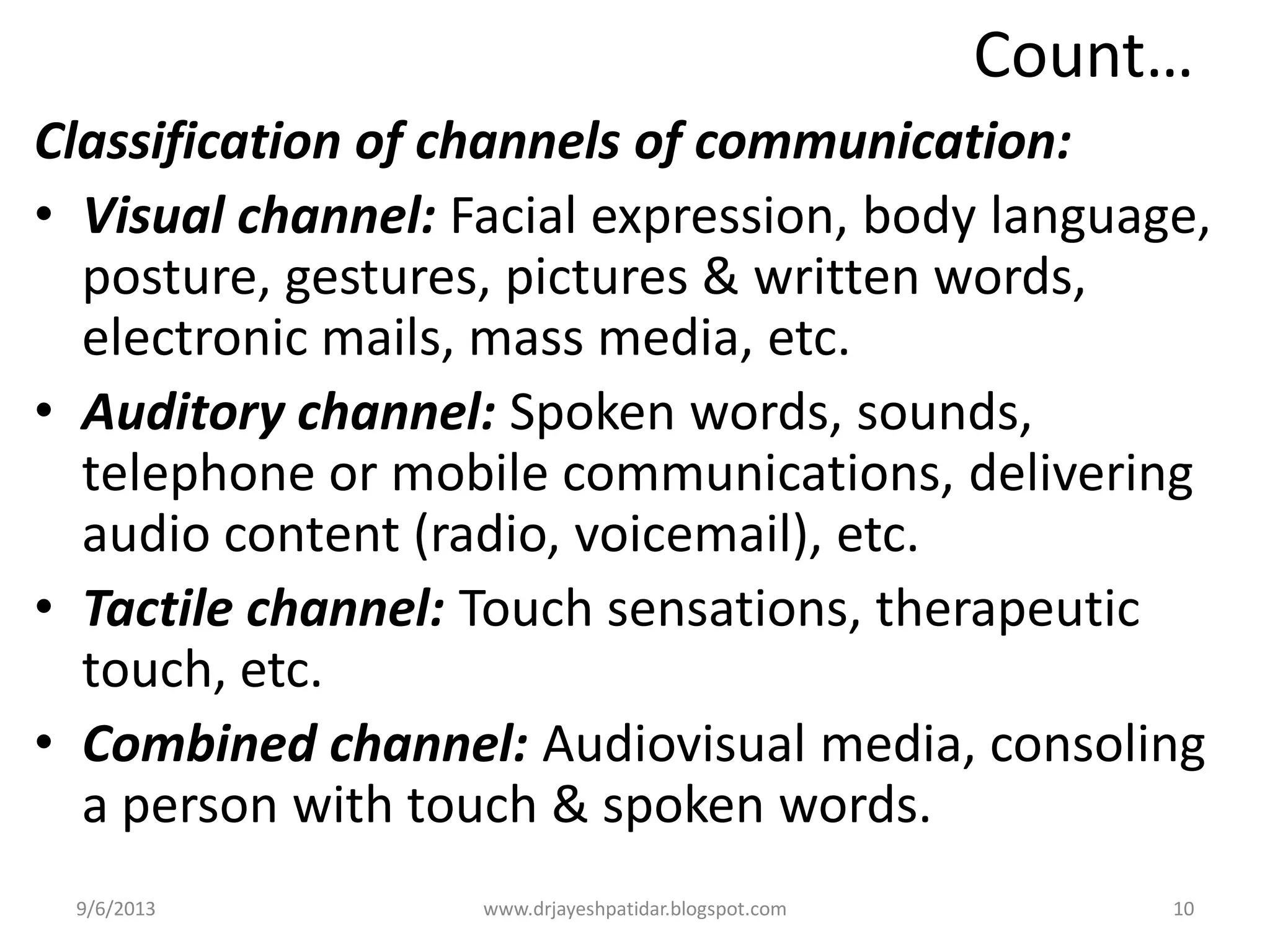 Communication process | PDF