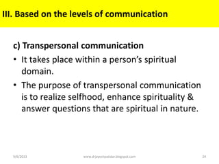Communication process | PDF
