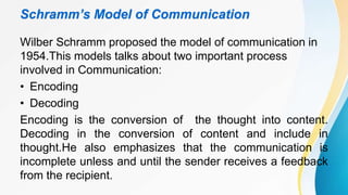 Models of Communication | PPTX