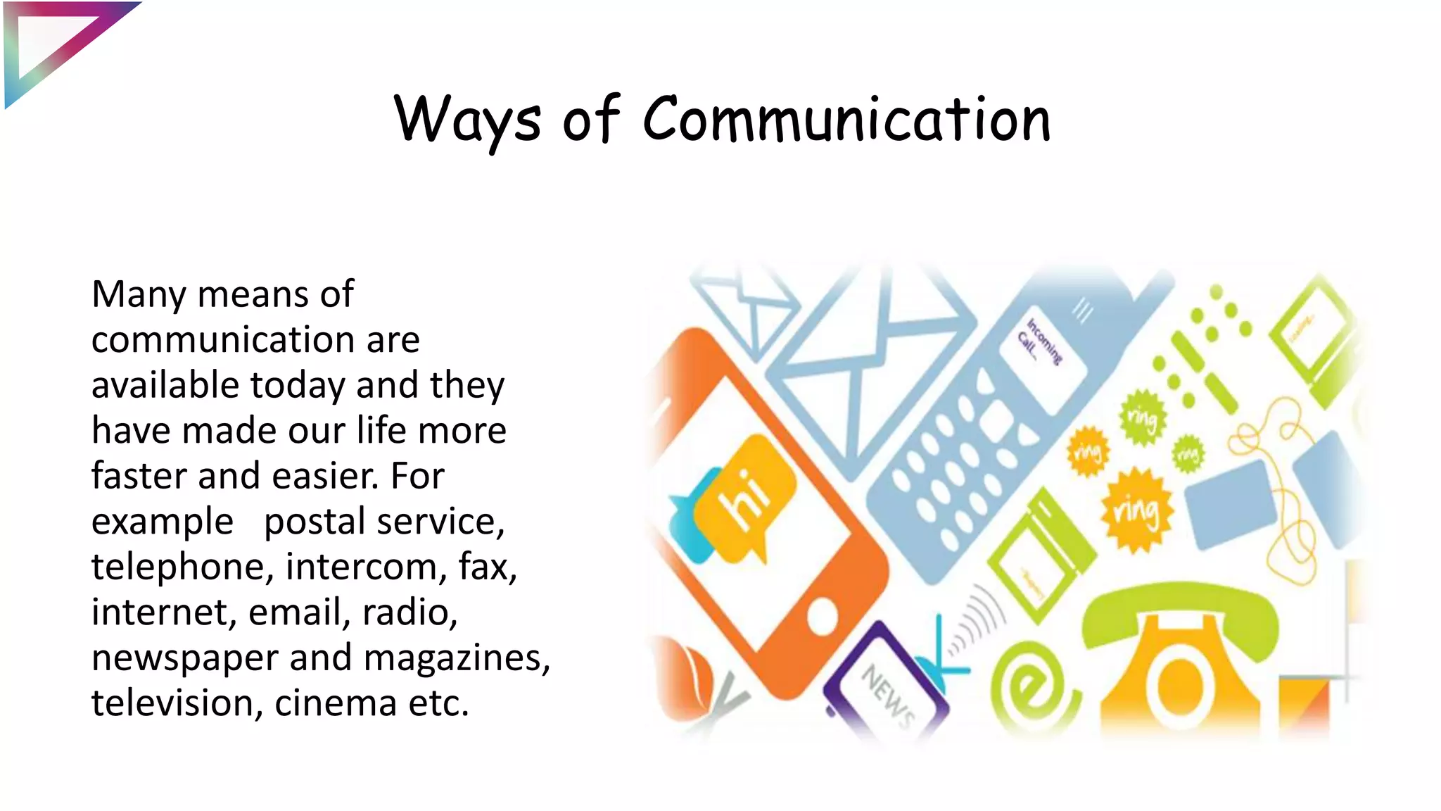 An Educational PPT on Communication | PPTX
