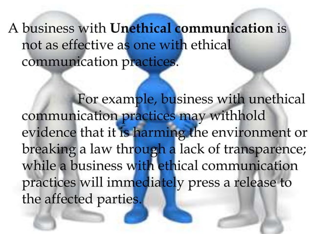 Communication - Ethics and Process | PPT