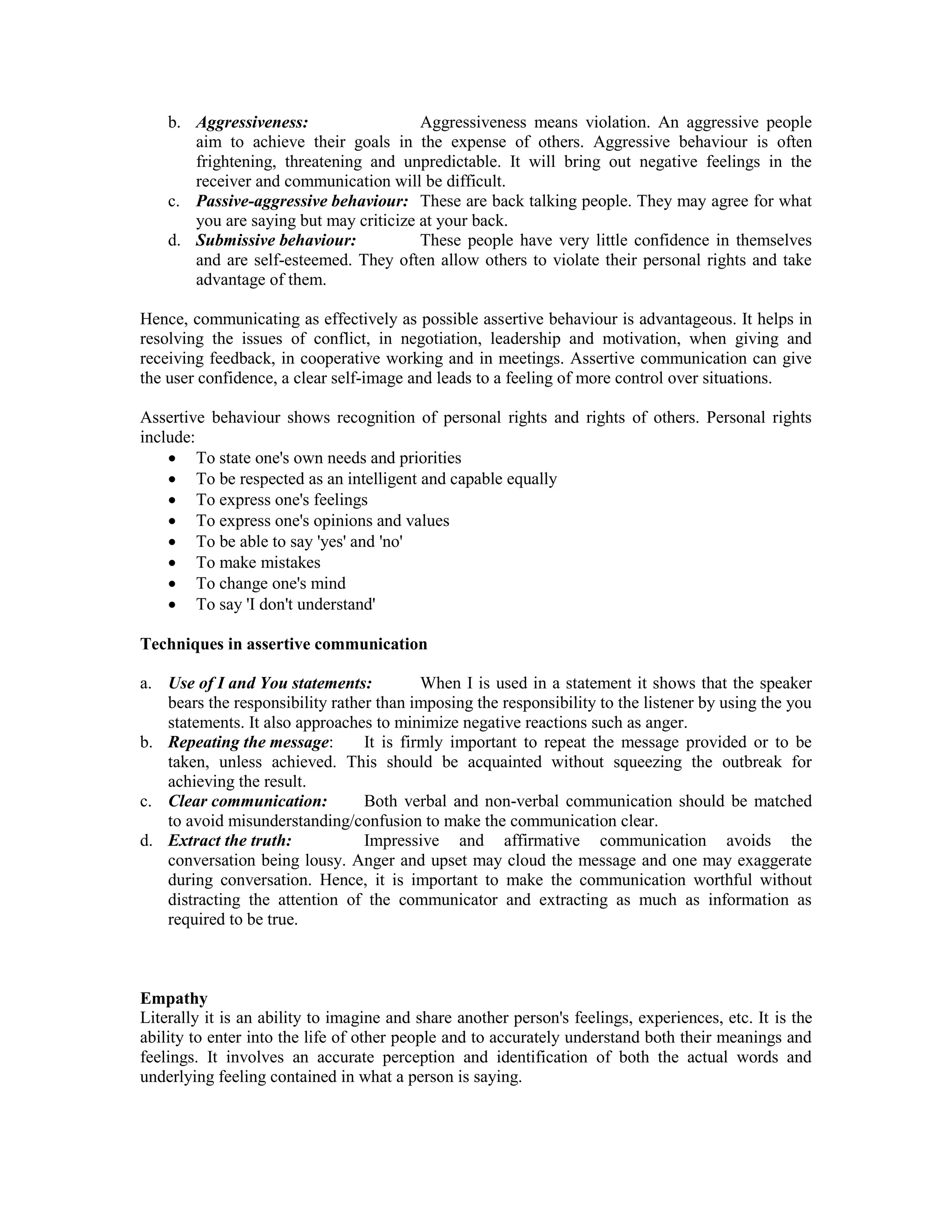 Communication.doc about communication skills | DOC