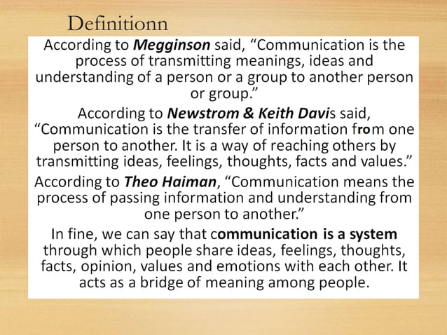 COMMUNICATION, SCOPE OF COMMUNICATION, TYPES | PPTX | Email | Internet