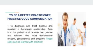 Basic elements in hospital COMMUNICATION | PPTX