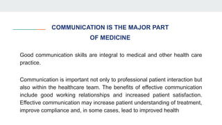 Basic elements of hospital COMMUNICATION | PPTX
