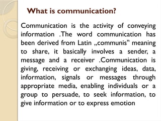 communication by Right For a better Future | PPTX